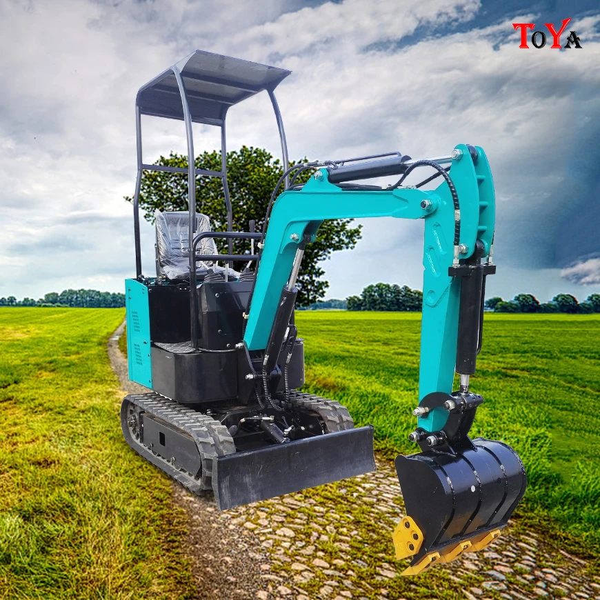 Factory-Sale-Mini-Excavator-1000KG-Digging-Hydraulic-Micro-Digger-1-Ton ...