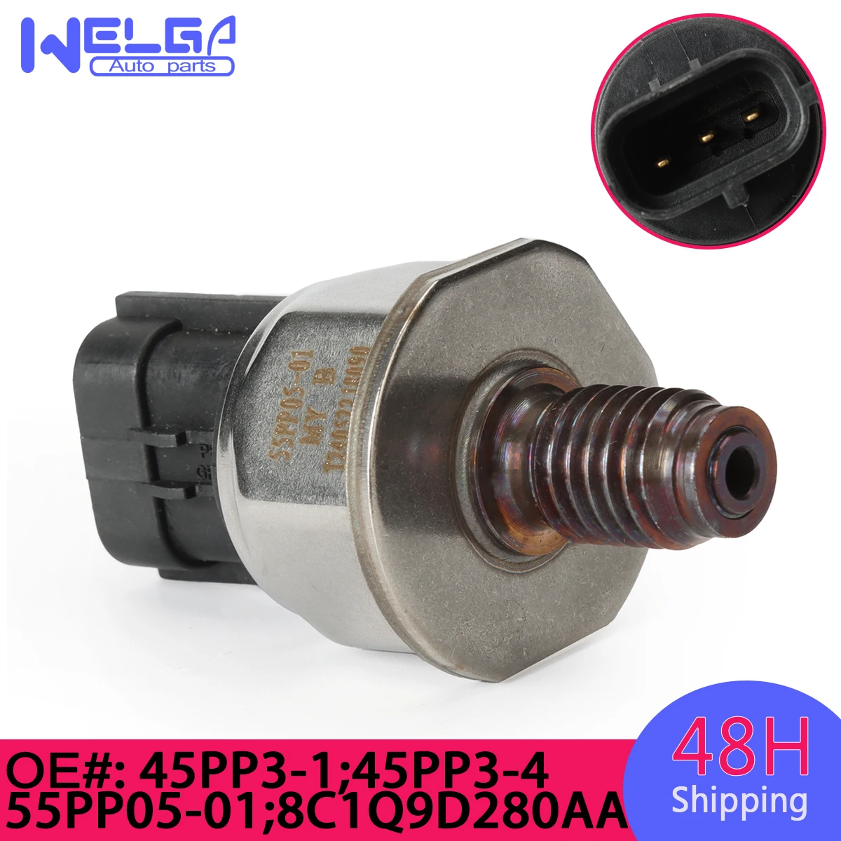 45PP3-1 45PP3-4 55PP05-01 Fuel Rail Pressure Sensor For Holden For ...