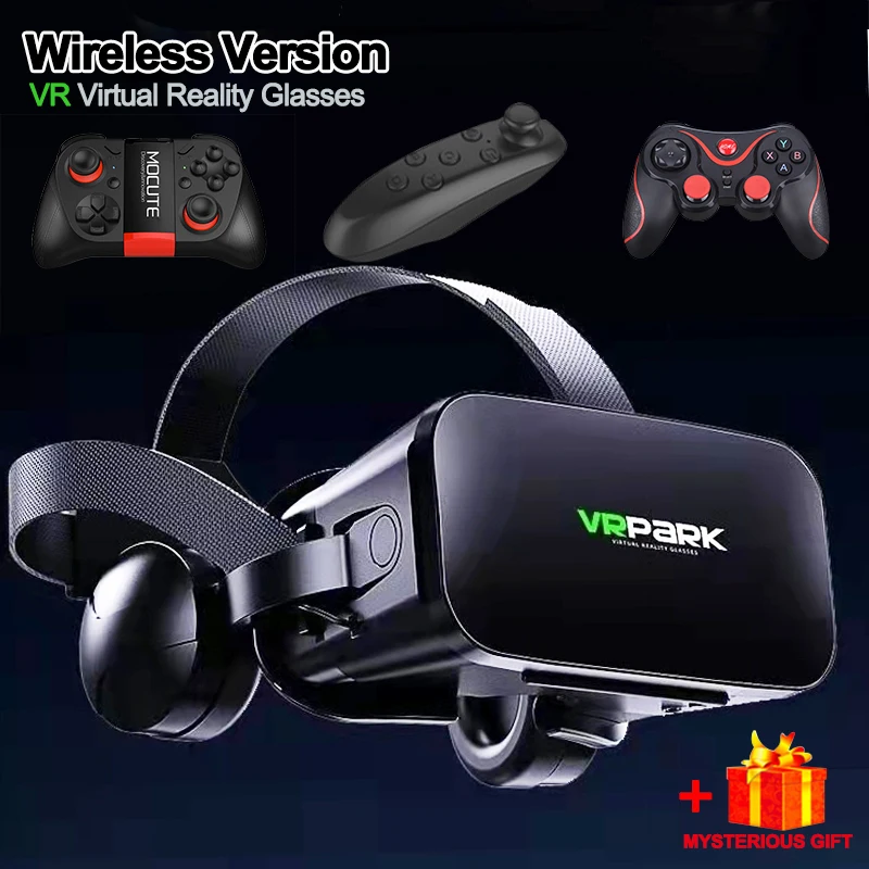 Universal-VR-Bluetooth-Headset-Helmet-Smart-Virtual-Reality-Glasses-for ...