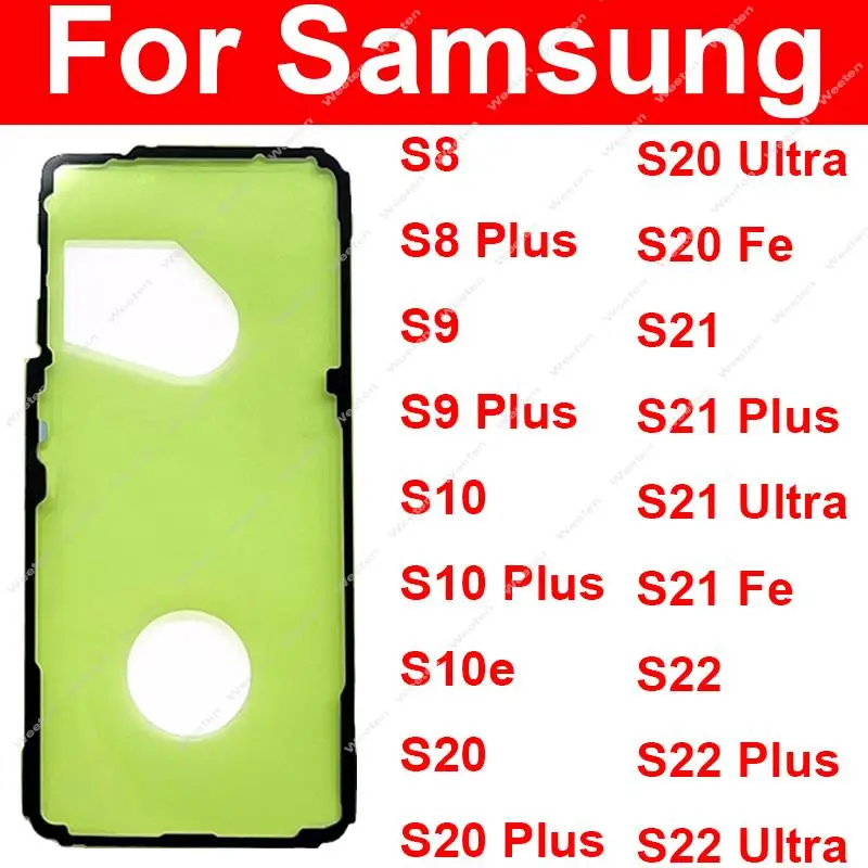 Samsung S6 Adhesive Tape Sticker Battery | Back Cover Samsung Galaxy 8 ...