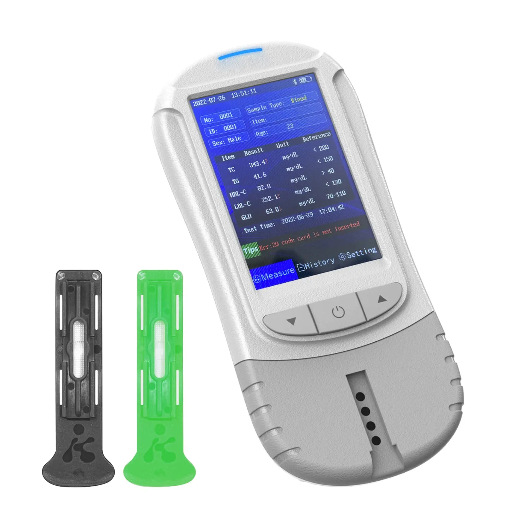 Konsung 6 In 1 Tg, Hdl-c, Ldl-c, Glu, Ua And Total Cholesterol Tester ...