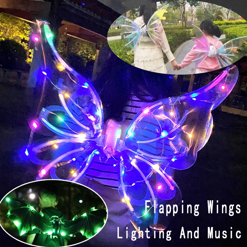 Funny-Electric-Flapping-Elf-Dragonfly-Butterfly-Wings-Girls-Bionic-Toys ...