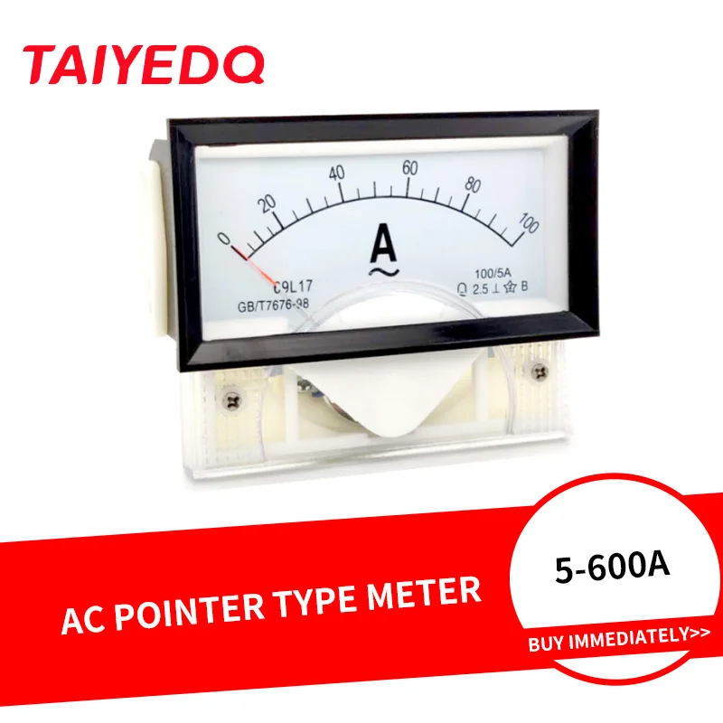 แอมป์ดิจิตอล69L17 Analog แอมป์มิเตอร์ AC 5A 10A 20A 30A 50A 100A 200A 300A Amperemeter