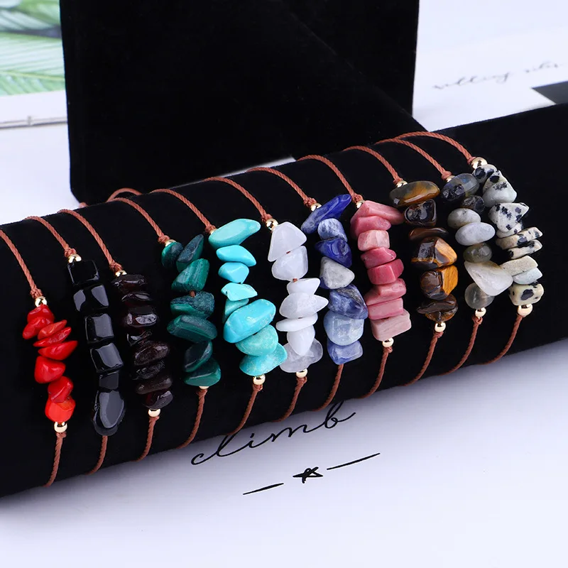 Natural Stone Crystal Jewelry Bracelet | Beads Bracelets Bangles ...