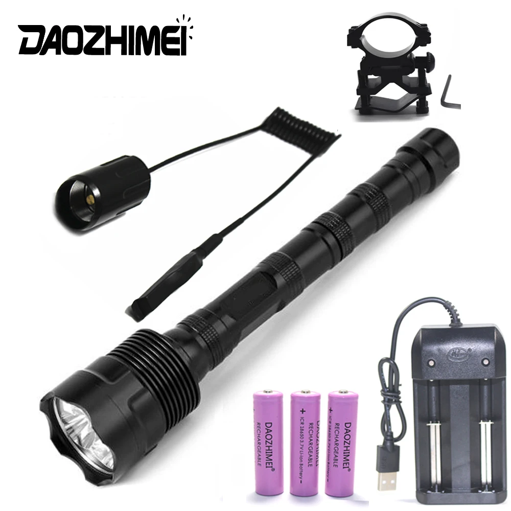 6000-Lumens-powerful-3T6-Hunting-Flashlight-5-Mode-Tactical-LED-Flash ...