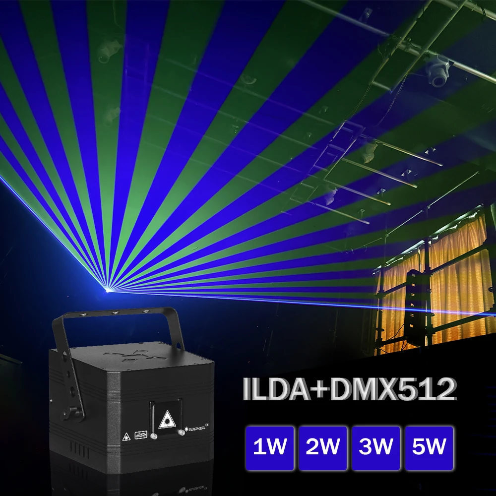 5w-Disco-Laser-Light-Soundcontrol-DJ-Atmosphere-Device-DMX-Wedding ...