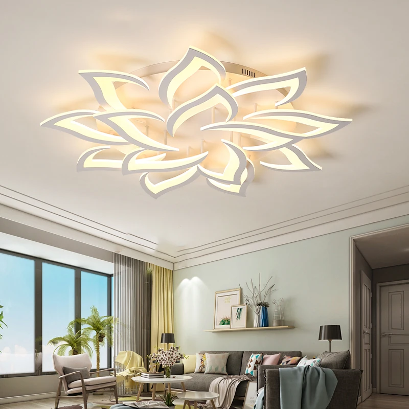 New led Chandelier For Living Room Bedroom Home chandelier by sala ...
