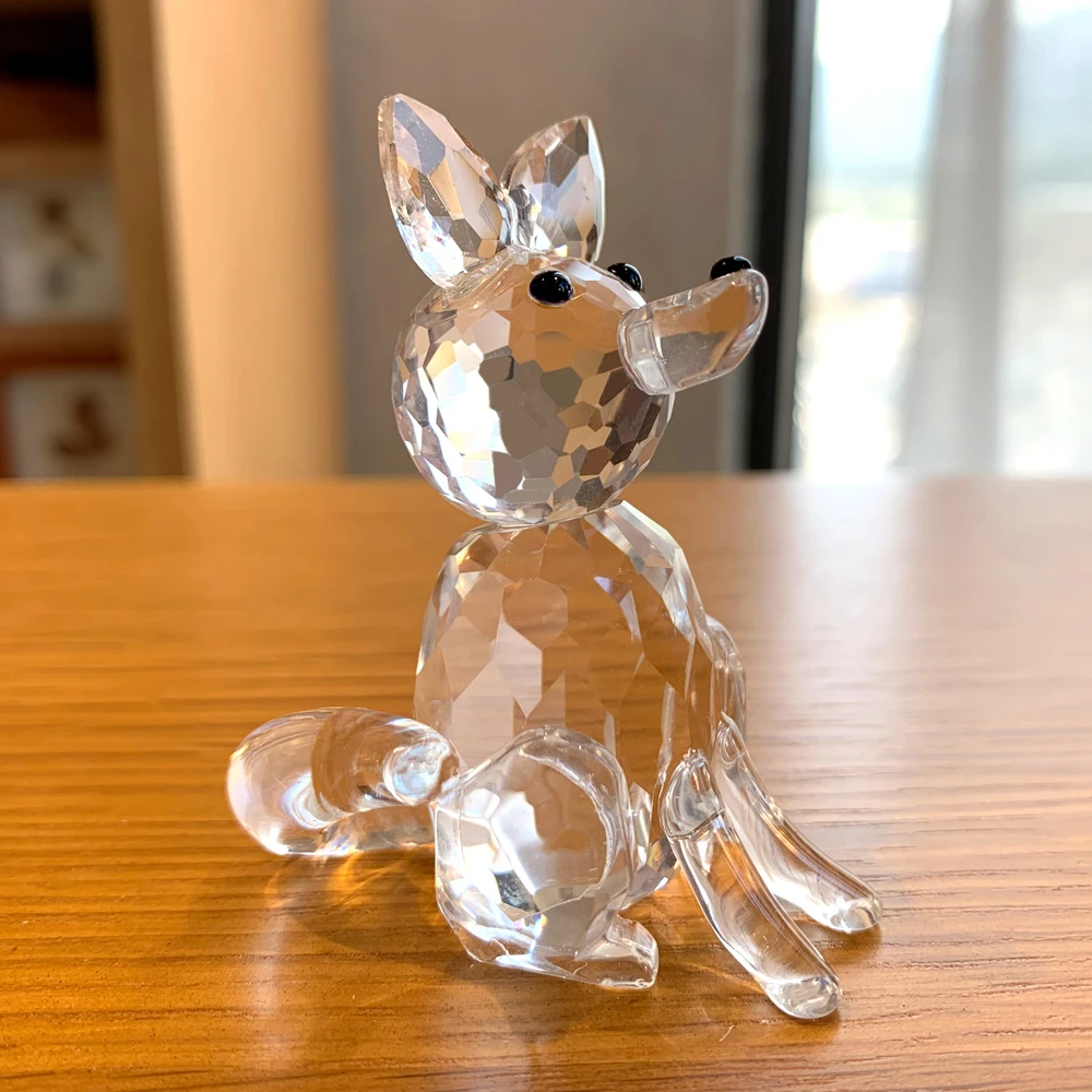 Crystal Glass Swiper Fox Crystal Figurines Lovely Fox Animal ...