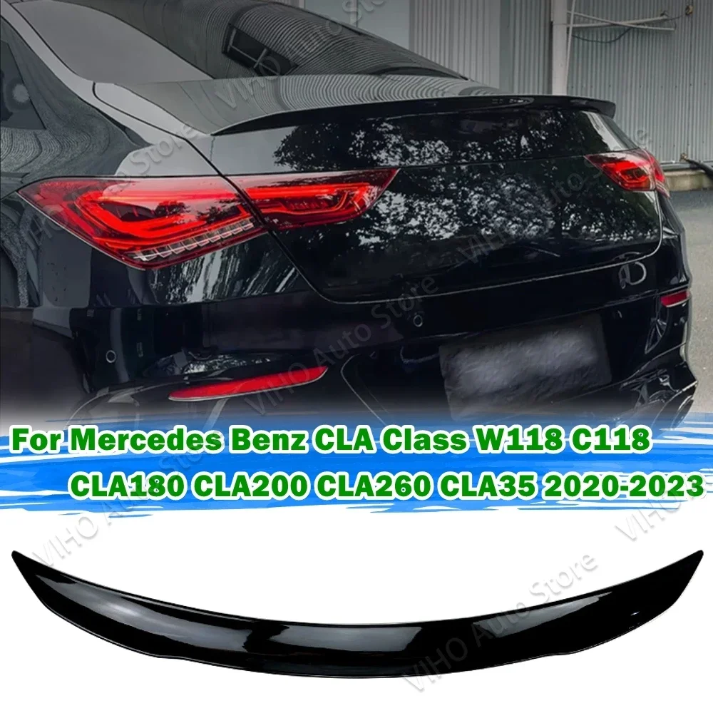 Car-Rear-Trunk-Spoiler-Wing-Lip-For-Mercedes-Benz-CLA-class-C118-W118 ...