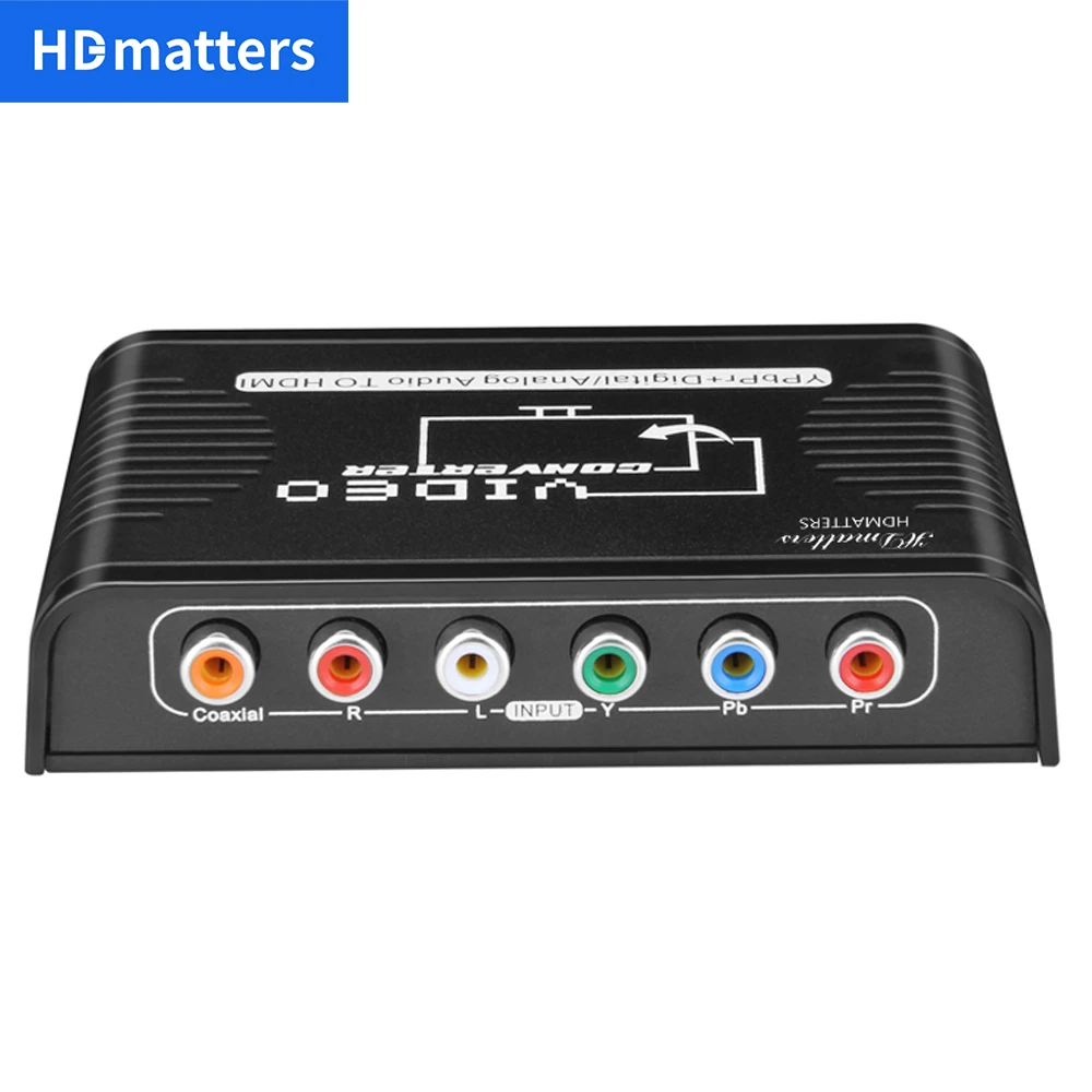 5 RCA Ypbpr component to HDMI compatible converter component video to ...