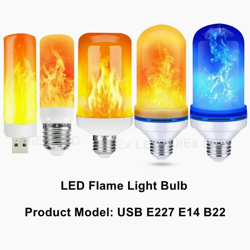 E27-E14-B22-USB-LED-Flame-Light-Bulbs-85-265V-Party-LED-Flame-Effect ...