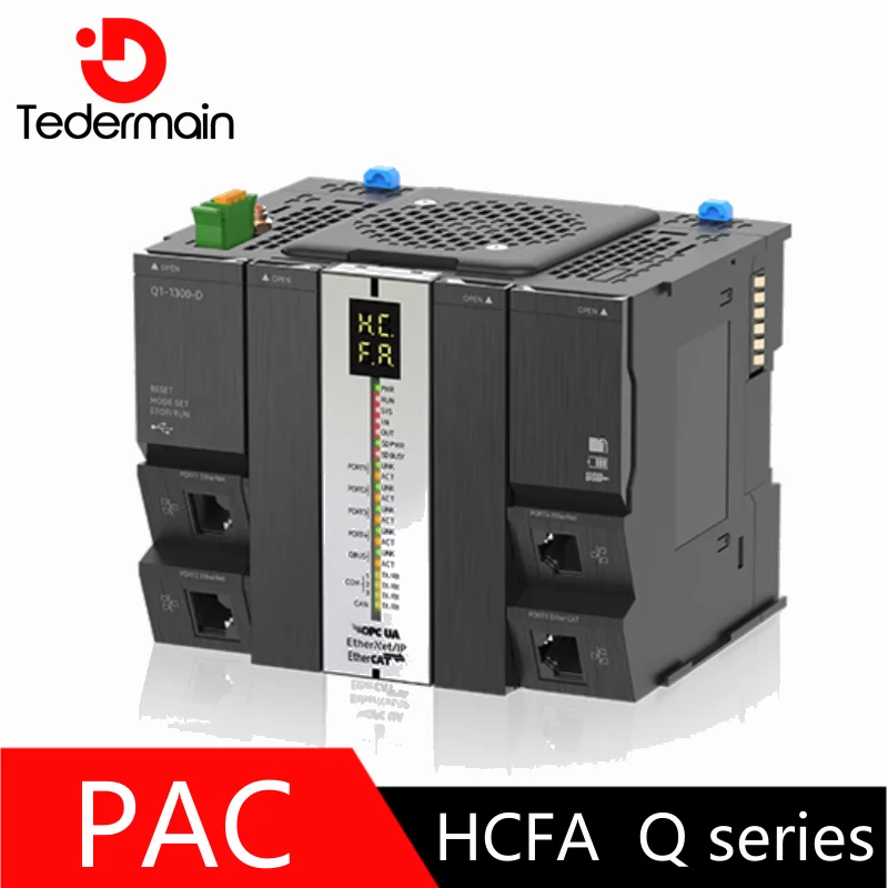 HCFA PAC PLC Q0-1100-D Q0-1200-D Q1-1200-D Q1-1300-D supports the IEC61131-3 programming ...