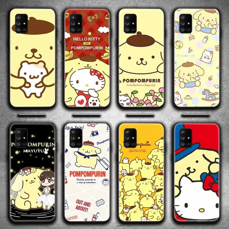 Cute Hello Kitty Pompompurin Phone Case For Samsung Galaxy A52 A21s