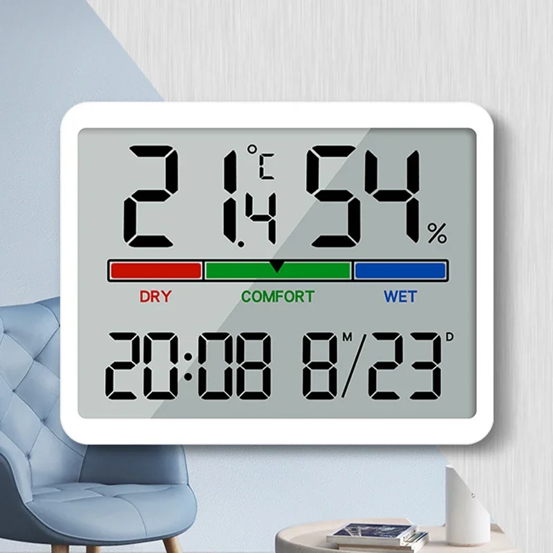 Smart-Desk-Clock-Home-Indoor-Temperature-Humidity-Meter-LCD-Digital ...