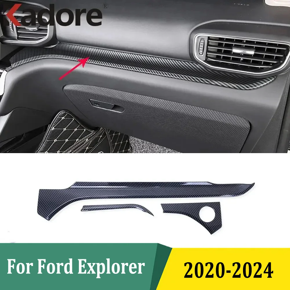 For-Ford-Explorer-2020-2022-2023-2024-Interior-Center-Control-Strip ...