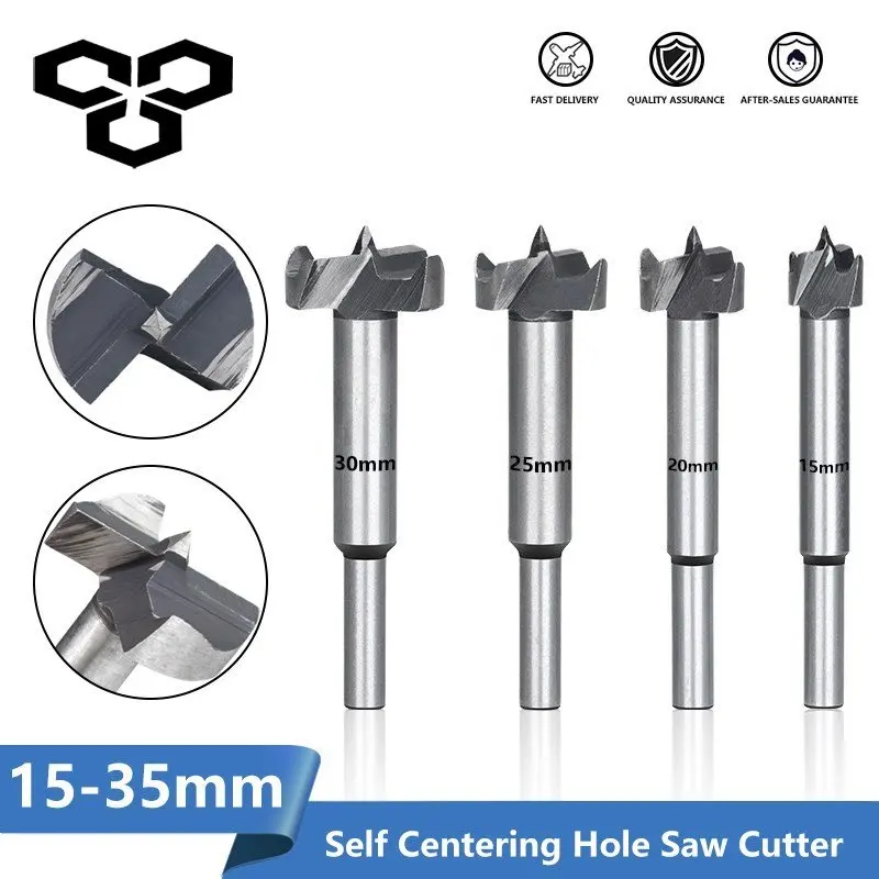 Drill-Bit-15-20-25-30-35mm-Self-Centering-Hole-Saw-Cutter-Wood-Hole ...