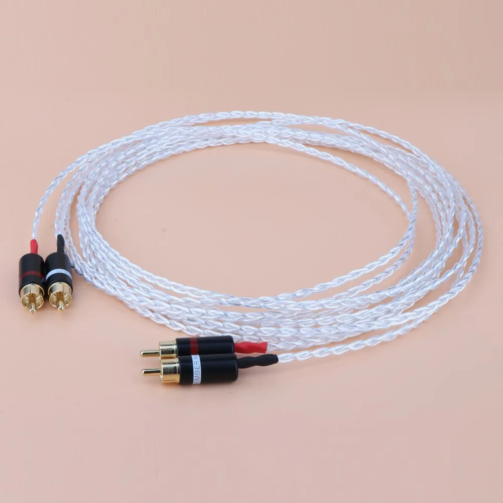 Promotional-1AG-Mono-Crystal-Copper-Silver-Plated-Audio-Cable-Hi-Fi-RCA ...
