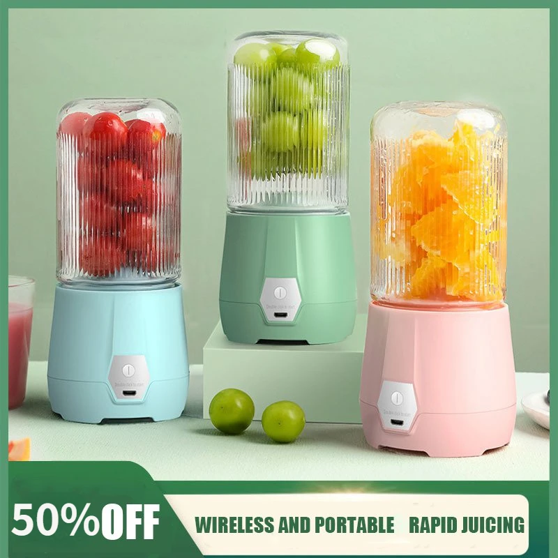 Mini Portable Blender Electric Juicer Blender Fruit Juicers Fruit ...