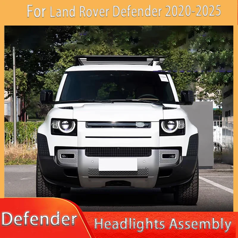 For Land Rover Defender 2020-2025 Headlights Upgraded New White yellow ...
