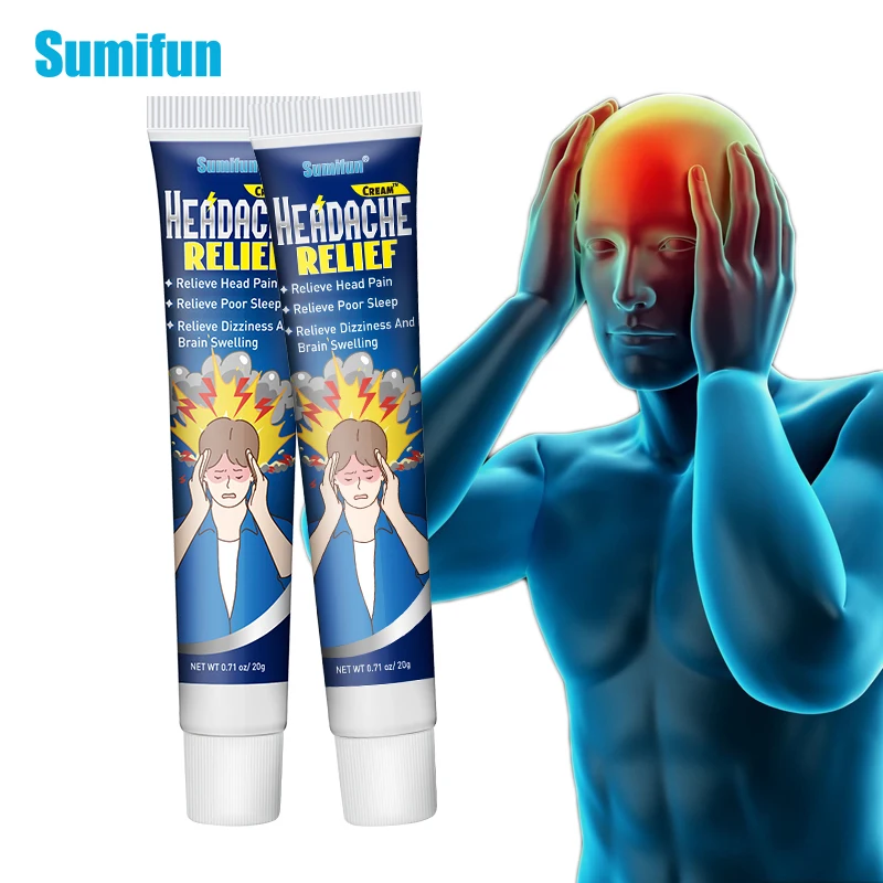 20g Sumifun Migraine Relief Cream Herbal Headache Treatment Medical ...