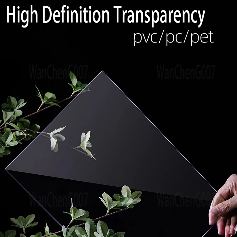 Transparent-PVC-PC-Pet-Plate-Clear-Plastic-Sheet-Home-DIY-Model-Material-Processing-Accessories ...