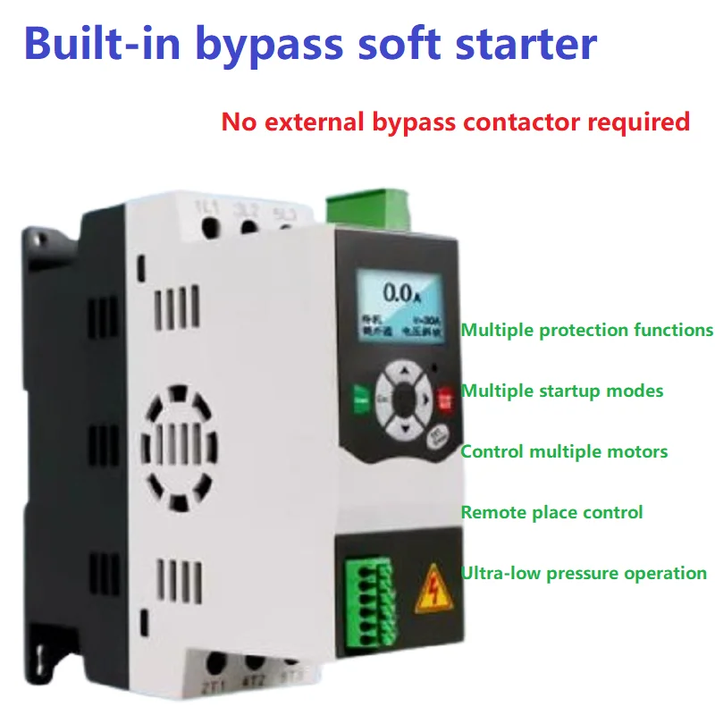 380V-Three-phases-motor-soft-starter-built-in-soft-starter-11KW-15KW ...