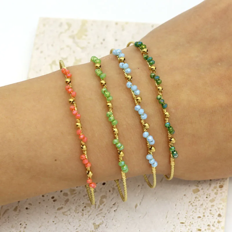 Handmade-Crystal-Bracelet-For-Women-Stainless-Steel-Light-Luxury ...