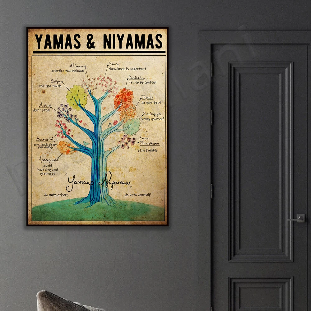 Yamas And Niyamas Poster