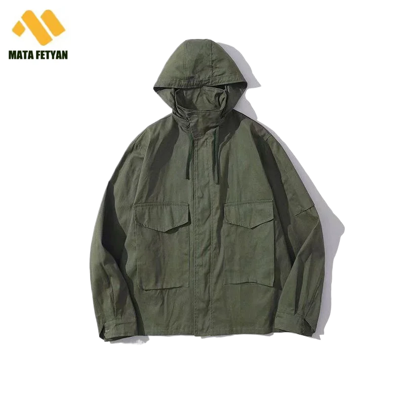 Spring-autumn-M65-Zipper-Hooded-Short-Military-Windbreaker-Coat-Men-s ...
