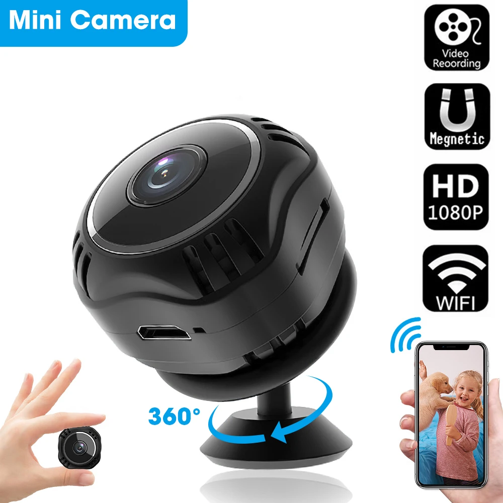 New X5S 1080P IP Wireless Mini WIFI Camera Night Vision Smart Home ...