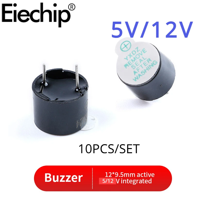 10PCS-12-9-5mm-Active-Buzzer-5V-12V-Piezo-Buzzers-Magnetic-Long ...
