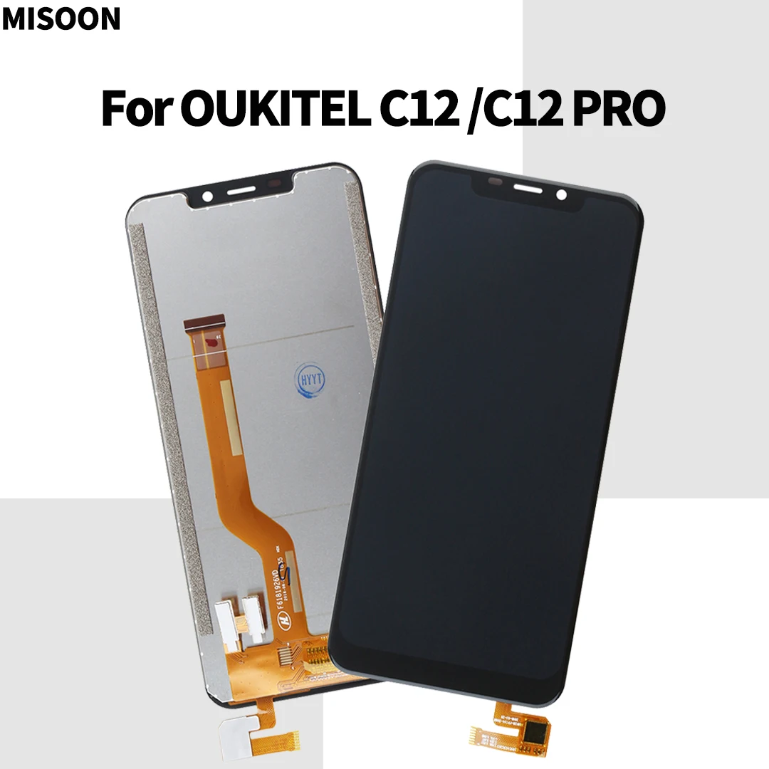For Oukitel C12 Lcd Display Touch Screen Digitizer Assembly For Oukitel ...