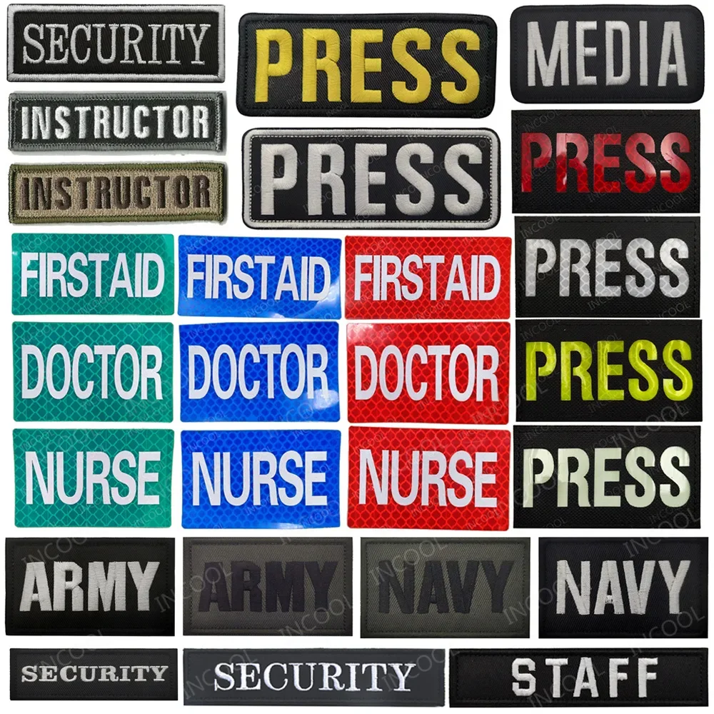 IR-Infrared-Reflective-Glow-In-Dark-PRESS-MEDIA-INSTRUCTOR-Doctor-Nurse ...