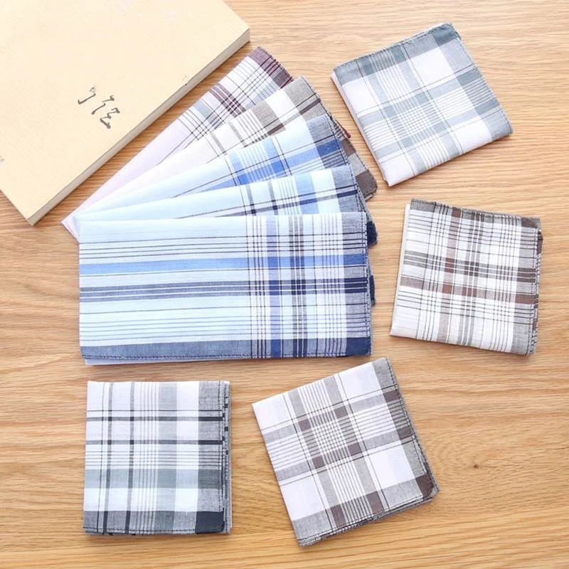 5-3pcs-Square-Plaid-Stripe-Handkerchiefs-For-Men-Classic-Vintage-Pocket ...