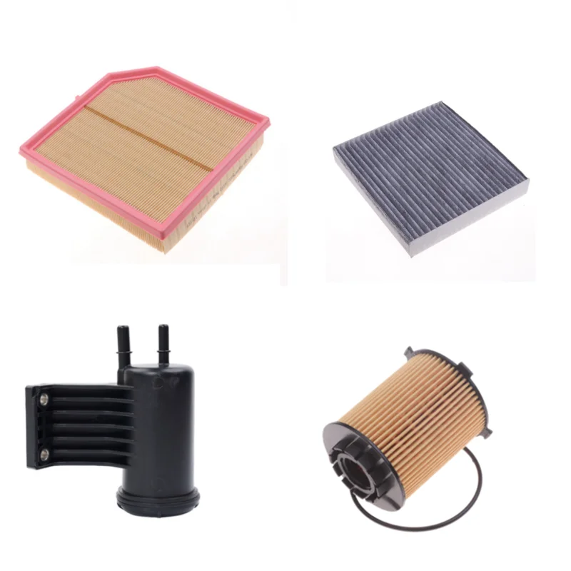 Air Filter, Oil Filter, Cabin Filter , Fuel Filter, 4 pcs./set Filter ...