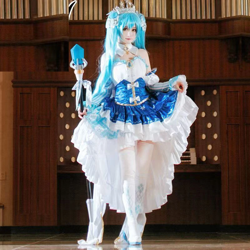 Snow-Miku-Anime-Cosplay-Full-Suit-Vocaloid-Wig-Costume-Star-and-Snow ...