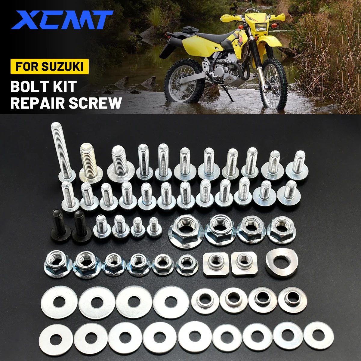 Motocross Hardware Bolt Full Plastics Fastener Kit For SUZUKI RM RMZ ...