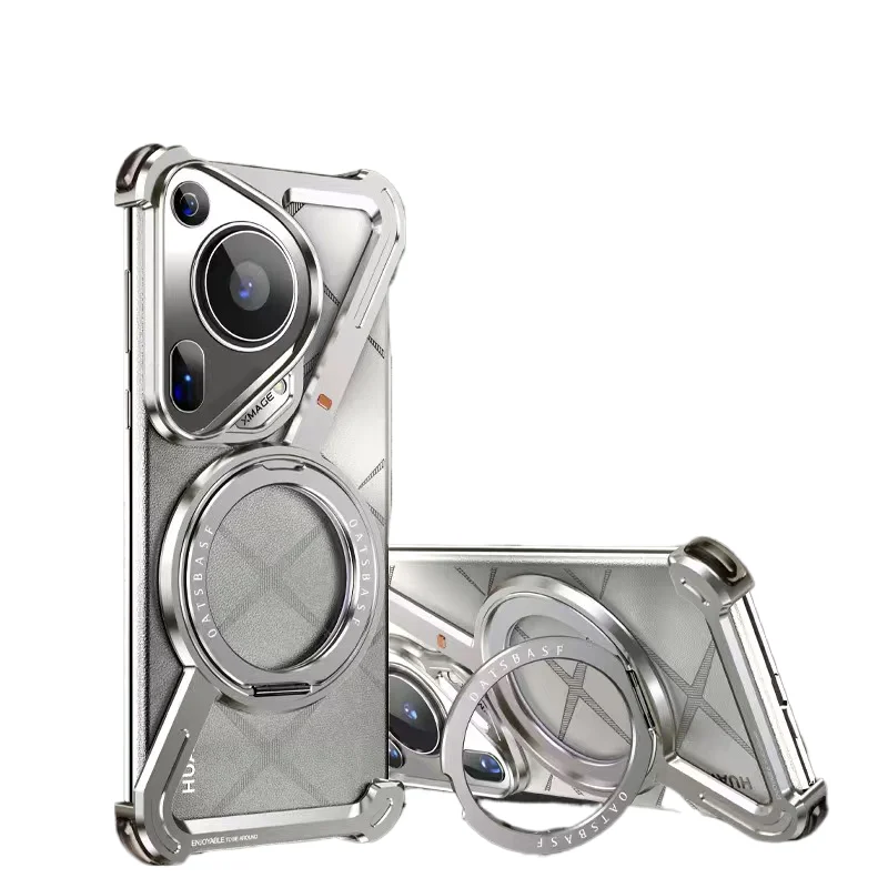 Z-Shape-Aluminum-Alloy-Rimless-Magnetic-Phone-Case-For-Huawei-Pura-70 ...