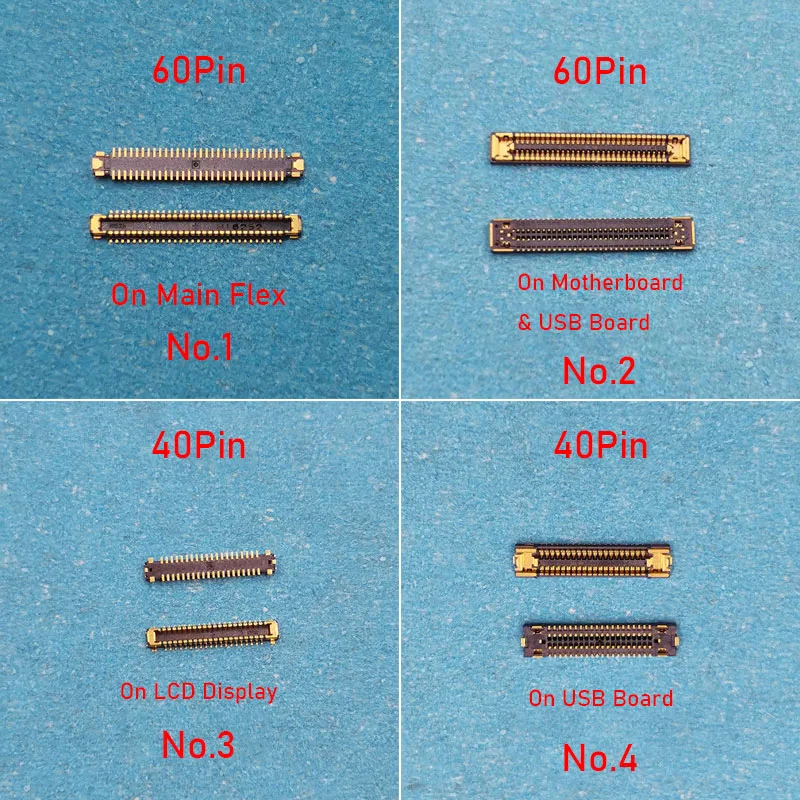 2Pcs-40-60-Pin-LCD-Display-Screen-FPC-Connector-On-Flex-For-Samsung-M52 ...