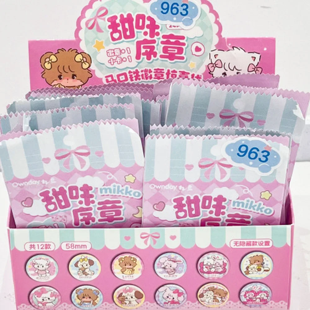 24pcs-Miniso-Mikko-Authentic-Emblem-Decorative-Badge-Holder-Accessories ...
