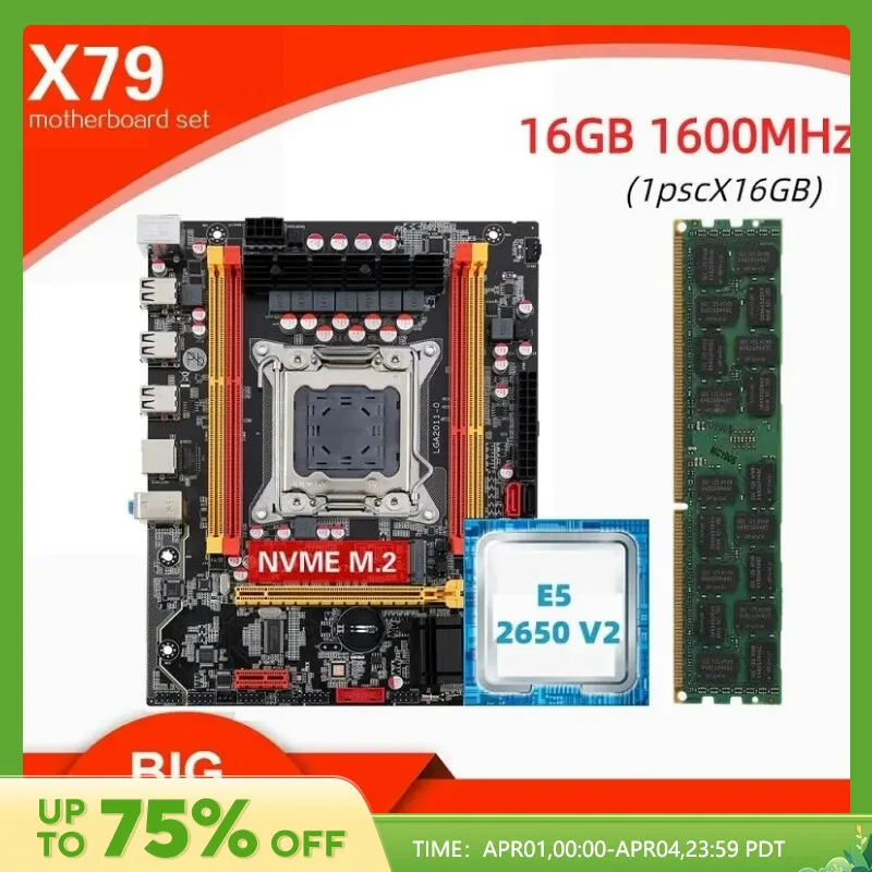 Kllisre-X79-Motherboard-Kit-Combos-XEON-E5-2650-V2-LGA-2011-CPU-1pcs-X ...
