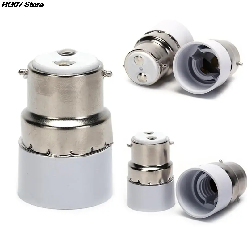 Screw LED Light Bulb Socket B22 To E14 Adapter Led Lamp Bulb Base ...