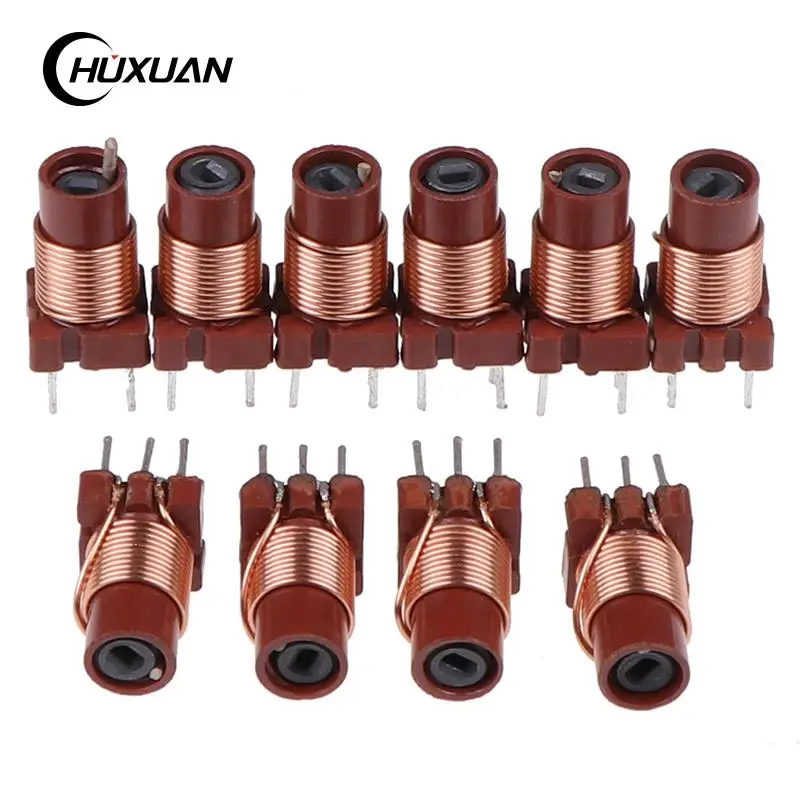 10pcs 12t 0.6uh-1.7uh Adjustable High-frequency Ferrite Core Inductor ...