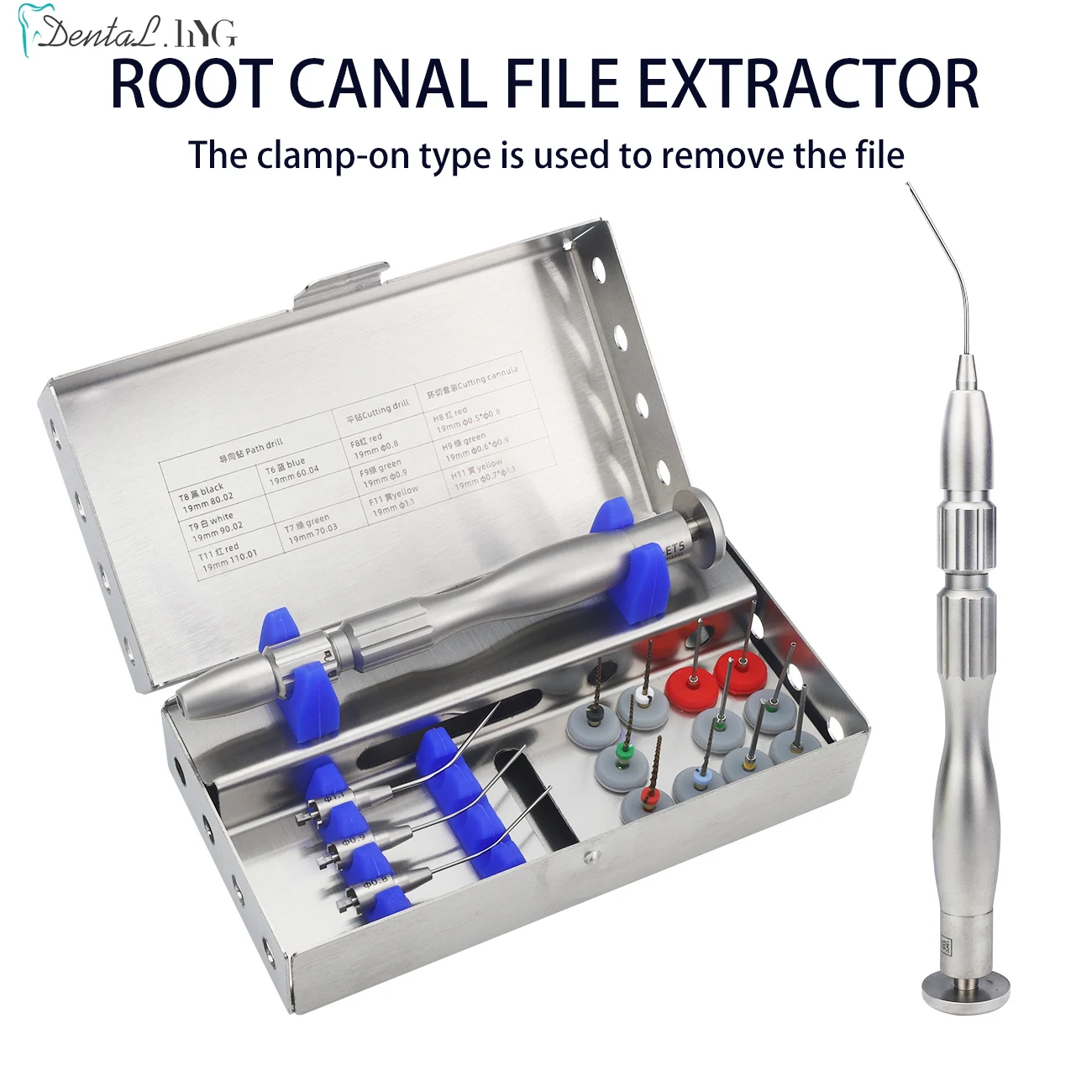 Root-Canal-File-Extractor-Dental-File-Extractor-Removal-System-Kit ...