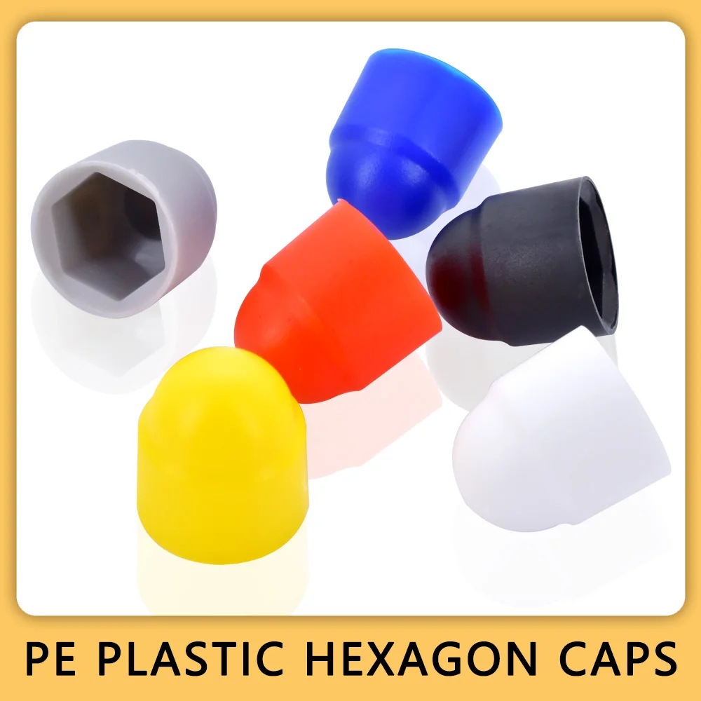 100Pcs-Dome-Protection-Cap-Exposed-Hex-Screw-Protect-Nut-Bolts-Hexagon ...