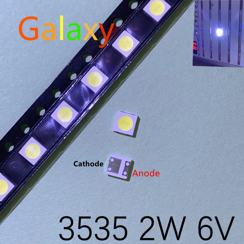 2W 6V 3535 TV Backlight LED SMD Diodes Cool White LCD TV Backlight ...