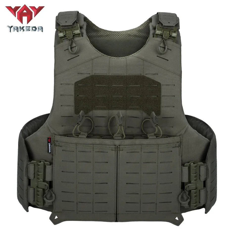 YAKEDA-500D-Nylon-Quick-Release-Hunting-airsoft-Tactical-Vest-Laser ...