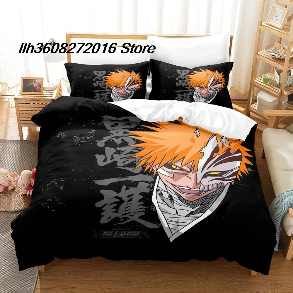 2025-Bleach-Bedding-Set-Single-Twin-Full-Queen-King-Size-Bed-Set-Aldult ...