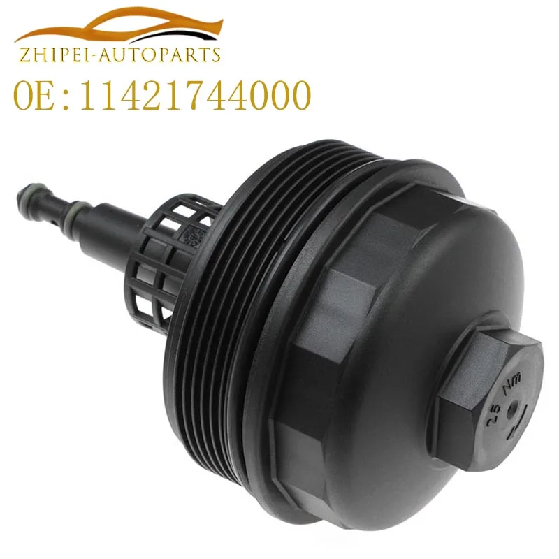 11421744000-Engine-Oil-Filter-Housing-Cover-Cap-Car-11-42-1-744-000-For ...