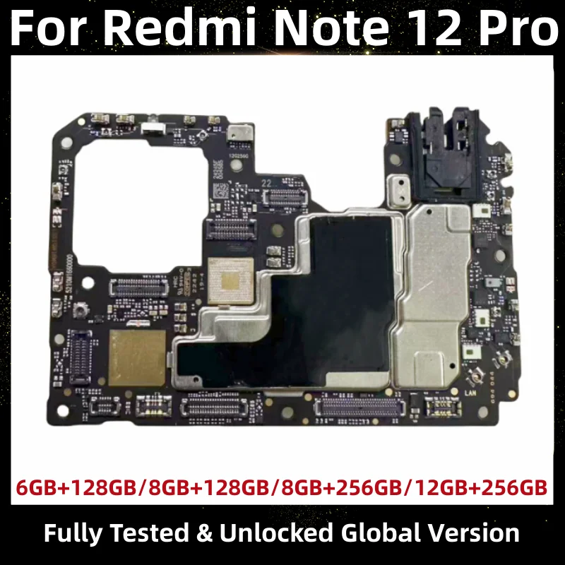 Motherboard-for-Xiaomi-Redmi-Note-12-Pro-22101316G-5G-Original ...
